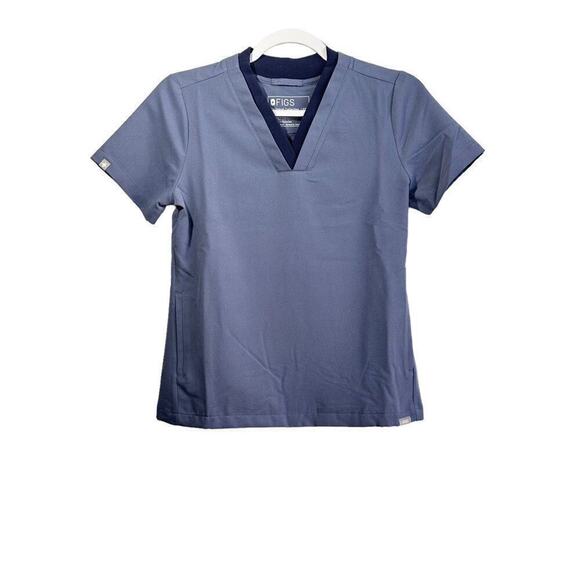 Figs | Tops | Figs Oran Scrubtop Womens Xxs Periwinkle Blue Health Care ...